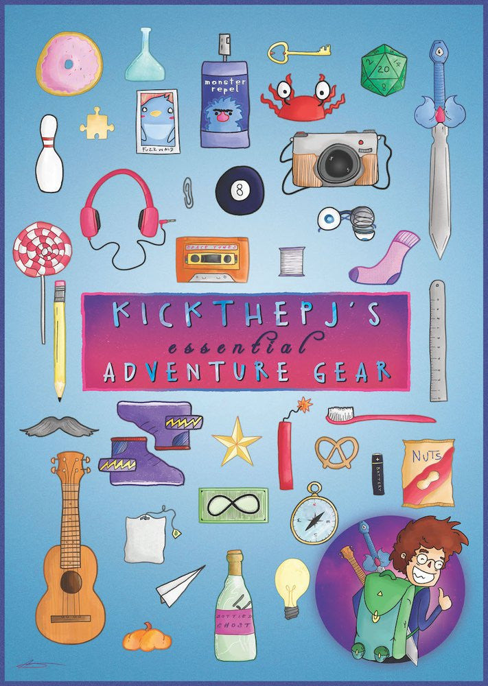 Adventure Gear Poster *Signed* – KickThePj